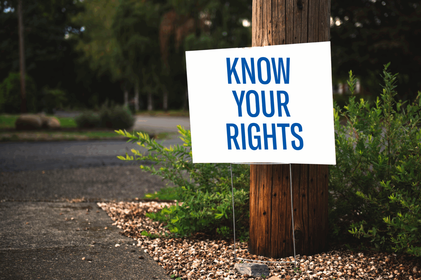 Know Your Rights: Political Signs on Private Property - ACLU of ...