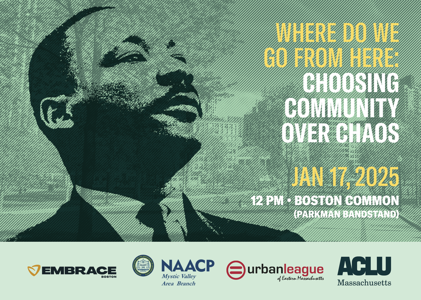 Community Over Chaos: MLK Weekend Kick-Off 2026 - ACLU of Massachusetts